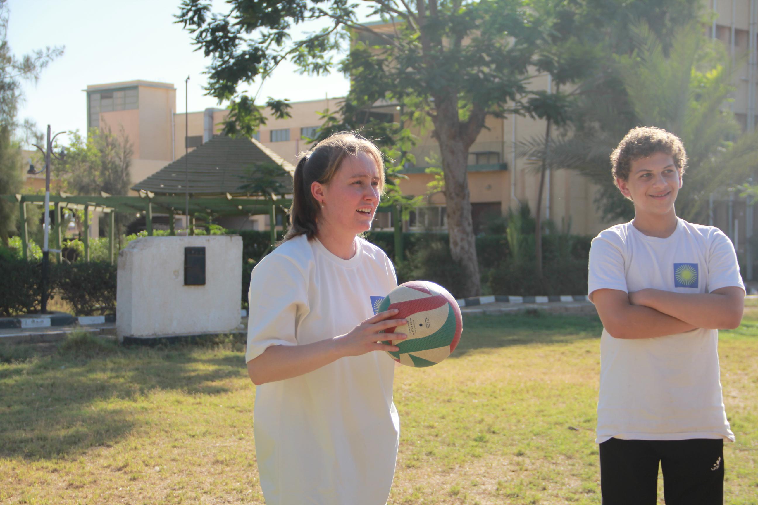 Outdoor activities on campus